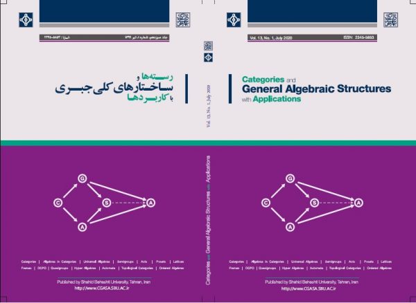 Categories and General Algebraic Structures with Application | چاپ ...