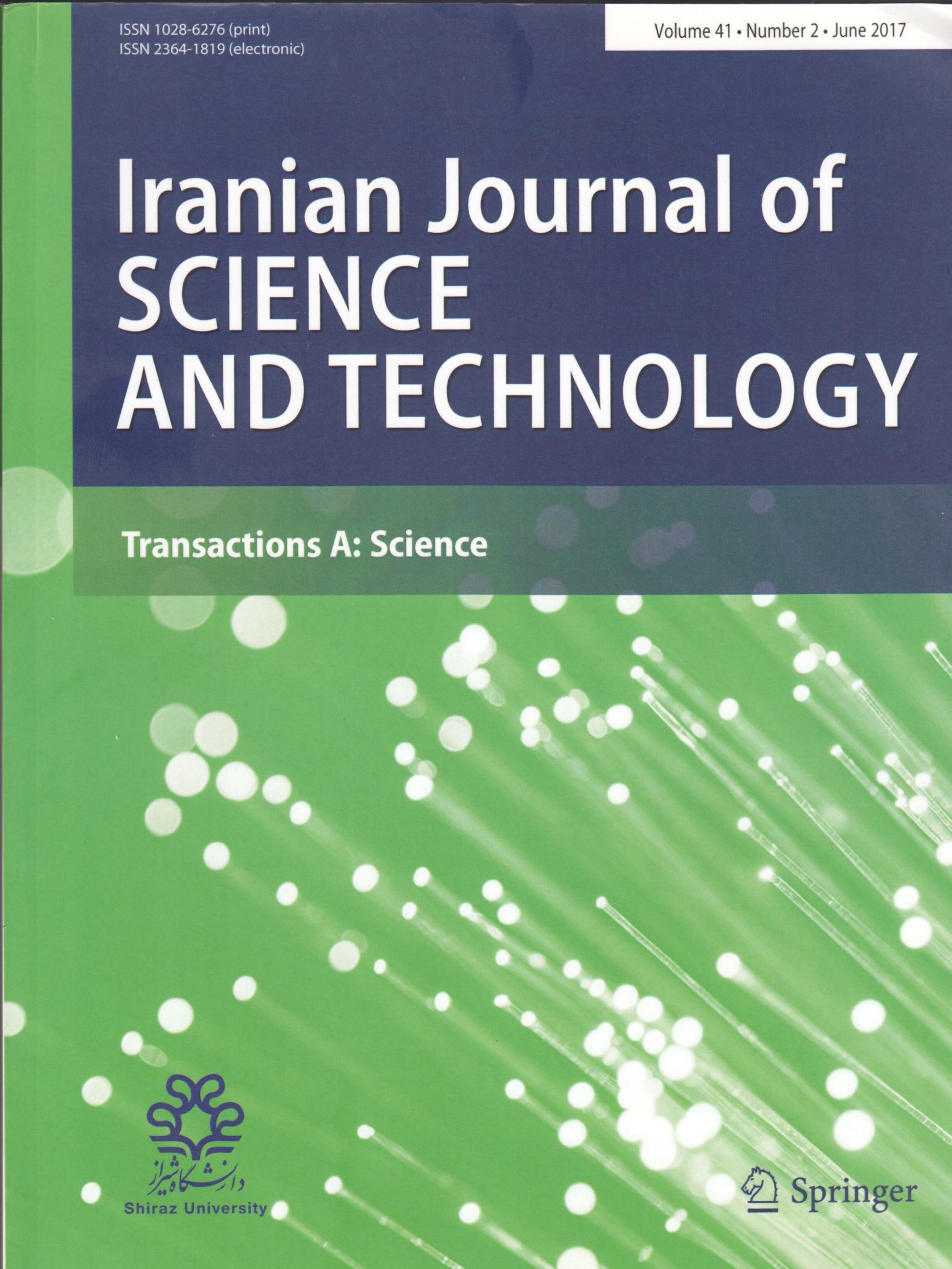 Iranian Journal of Science and Technology A:Science | چاپ مقاله در مجله ...