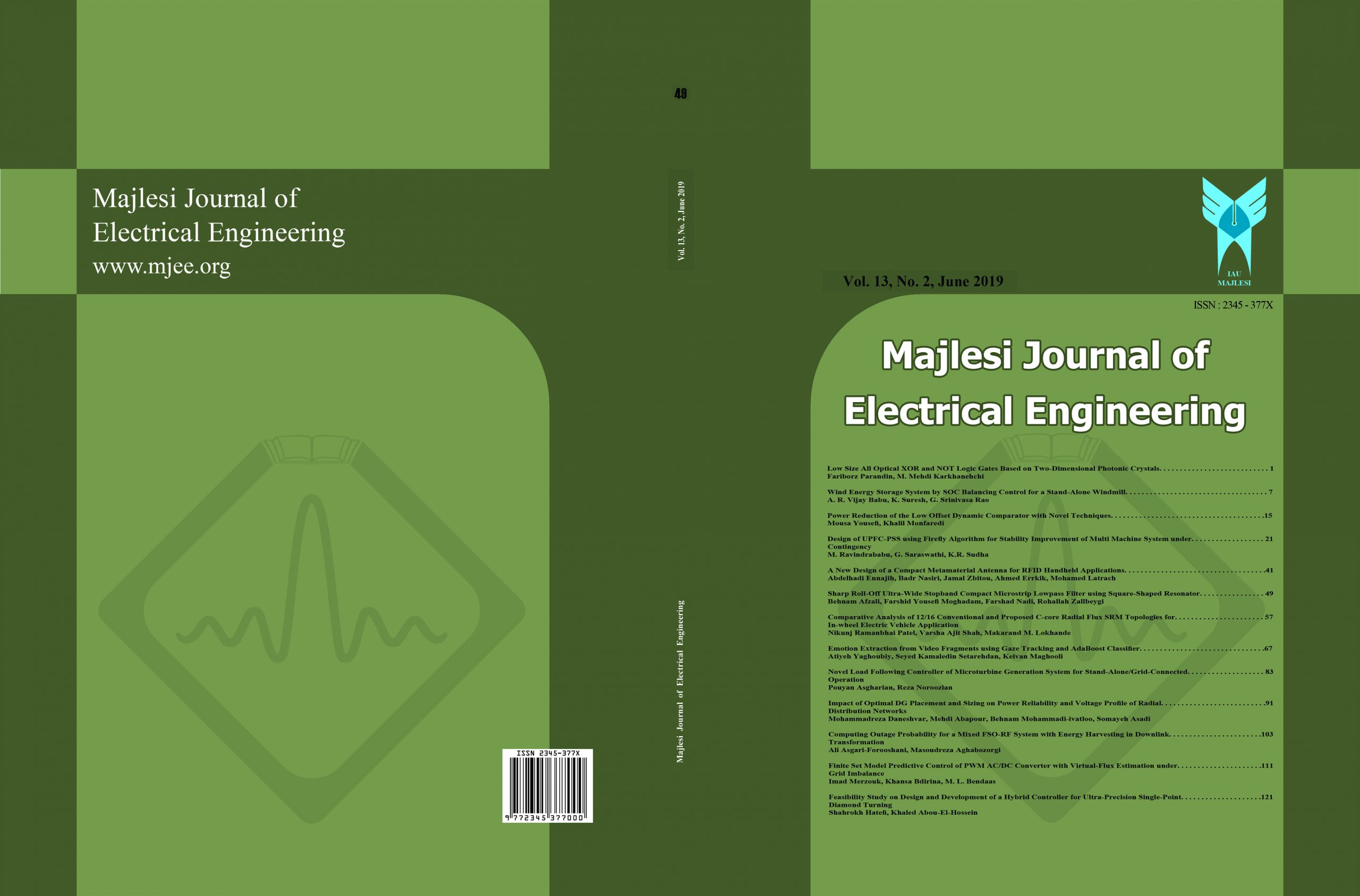 Majlesi Journal of Electrical Engineering | چاپ مقاله در مجله Majlesi ...